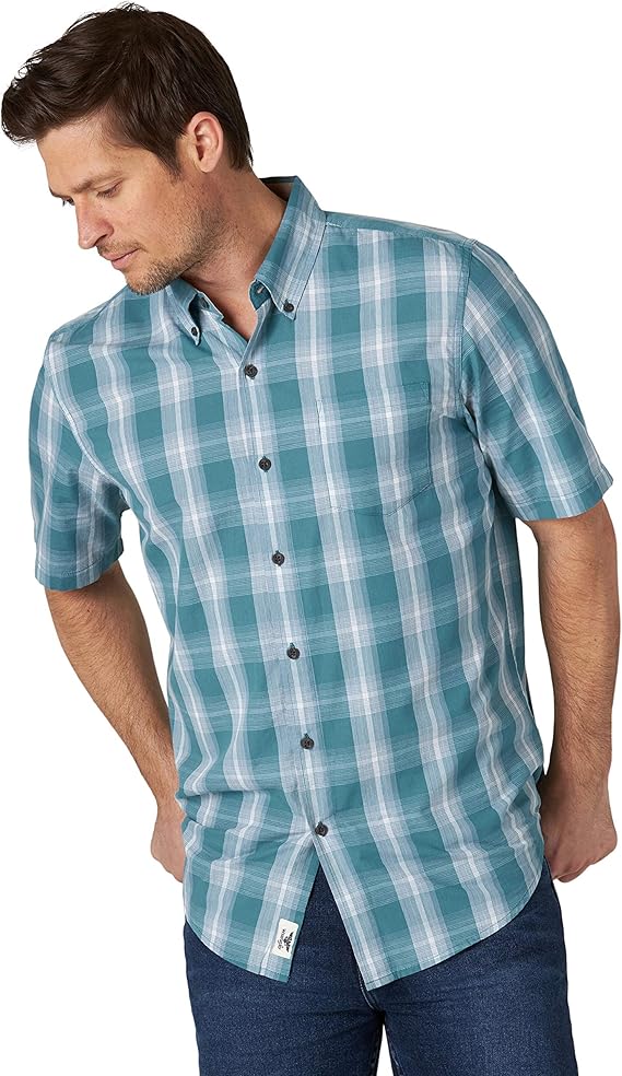 Wrangler Authentics Herren Button Down Hemd: Amazon.de: Bekleidung