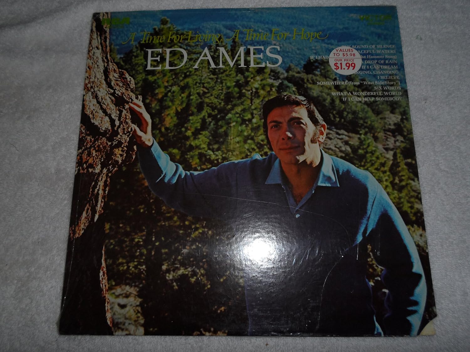 ED AMES - a time for living, a time for hope RCA 4128 (LP vinyl record ...