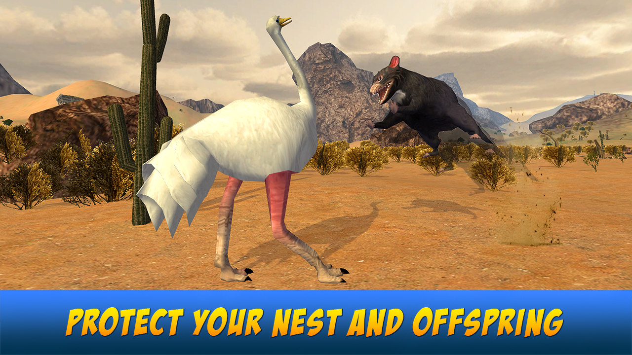 Amazon.com: Ostrich Simulator 3D: Wild Bird Evolution | Clan of Birds ...