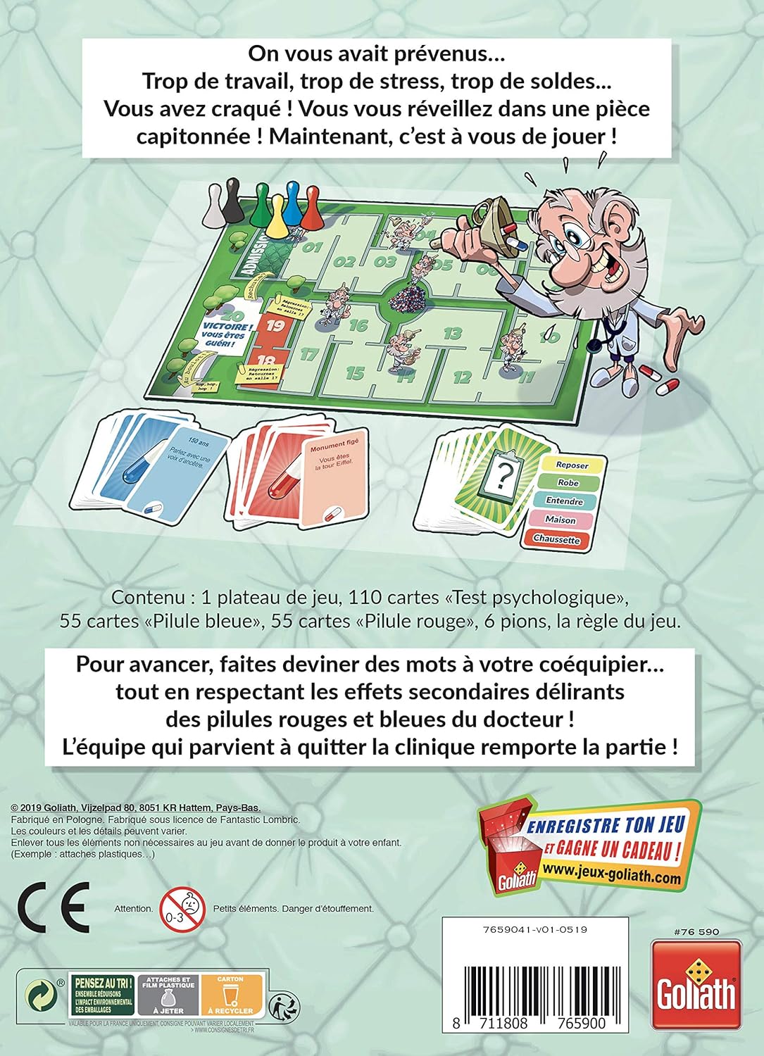 Goliath – Doctor Pill Game – Ambiance Game – For Ages 10 and Above ...