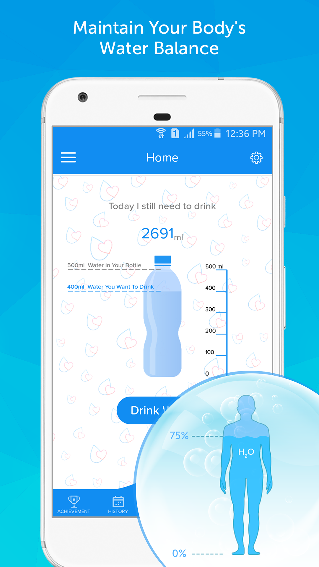 Drink Water Reminder : Daily Tracker & Monitor:Amazon.in:Appstore for ...