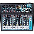 Amazon.com: Pyle Professional Audio Mixer Sound Board Console Desk ...