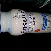 Amazon.com: Ensure Pre-Surgery, Clear Carbohydrate Drink, Strawberry ...