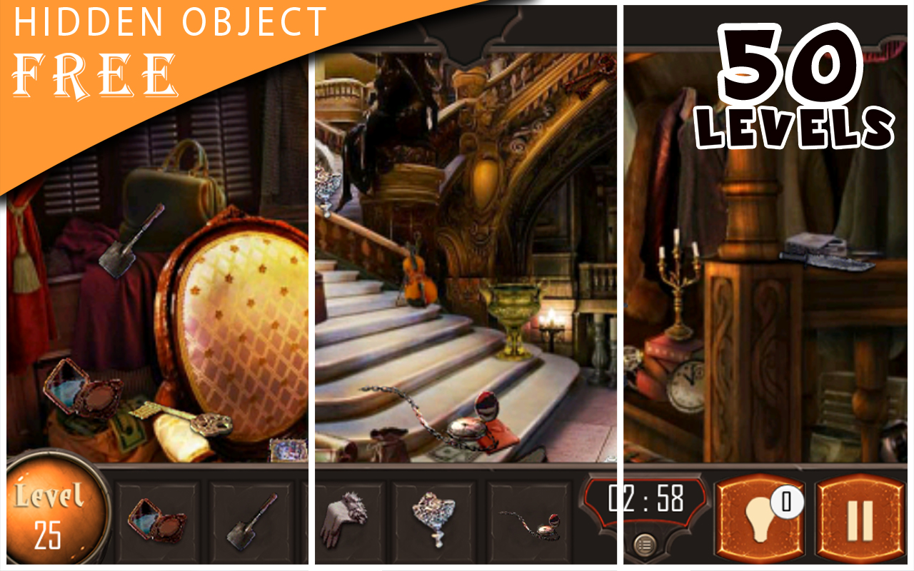 Hidden Object Game : 50 Level of Treasure Library Free : Amazon.ca ...