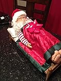 Amazon.com: Telco Sleeping Santa Snoring Whistling Animated Electronic ...