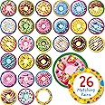 Amazon.com: Hebayy 52 PCS Donut Matching Game, 26 Designs Dessert Cards ...