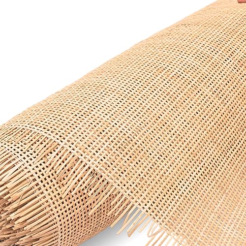 CLAYNIX 24" Width Square Cane Webbing- 24" x 49 Ft Sheet - Rattan Cane ...