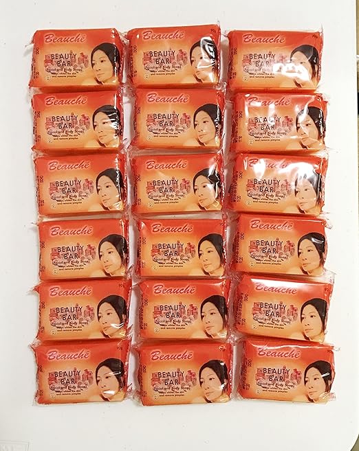 Amazon.com : 18 Pack Beauche Kojic Beauty Soap Bar-90 Grams each : Bath ...