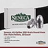 Air Venturi Seneca .45 Cal, Flat Point, 50ct (.45 Cal, 300 Grains, Flat ...