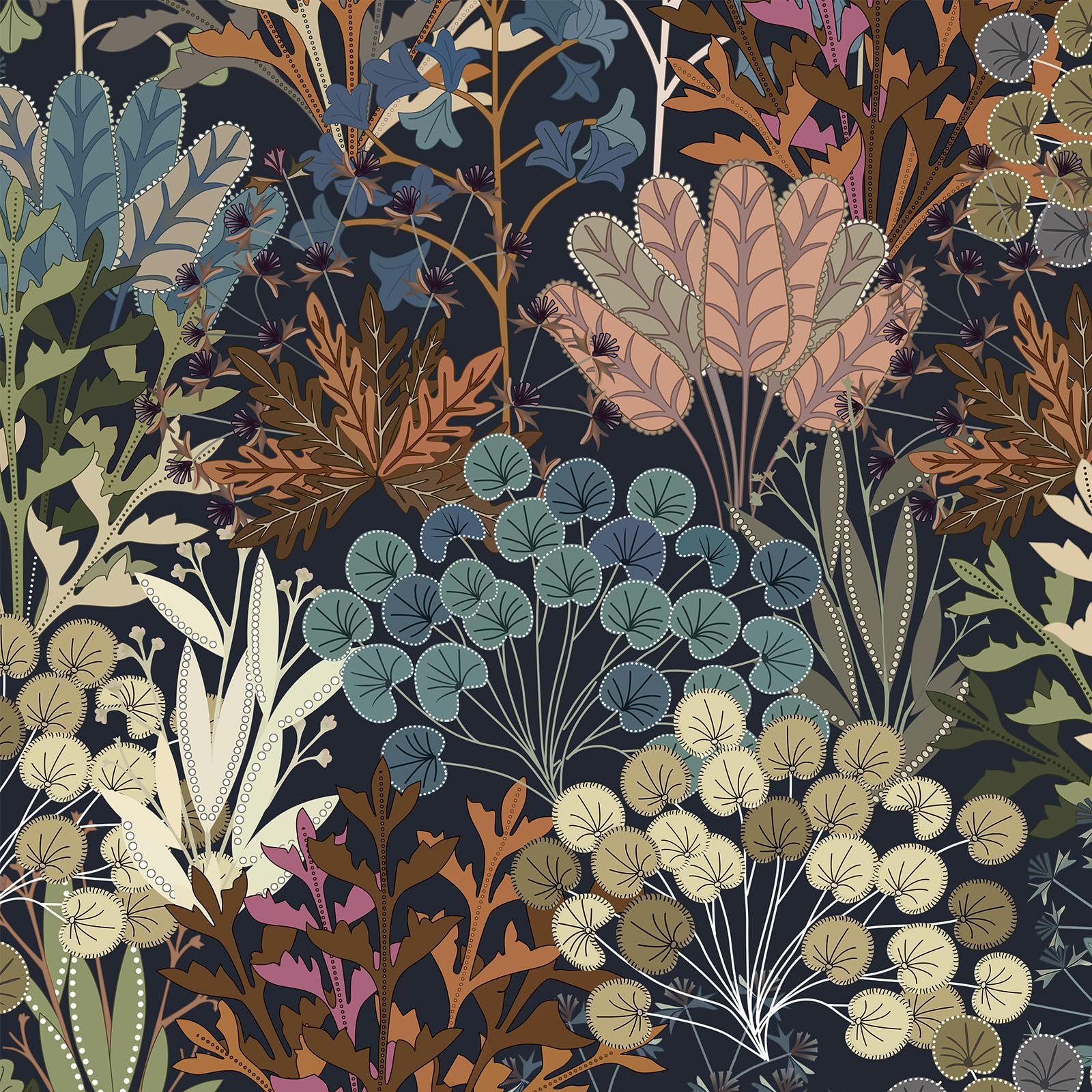 Vintique Retro Boho Floral Wallpaper Peel and Stick Floral Vintage ...