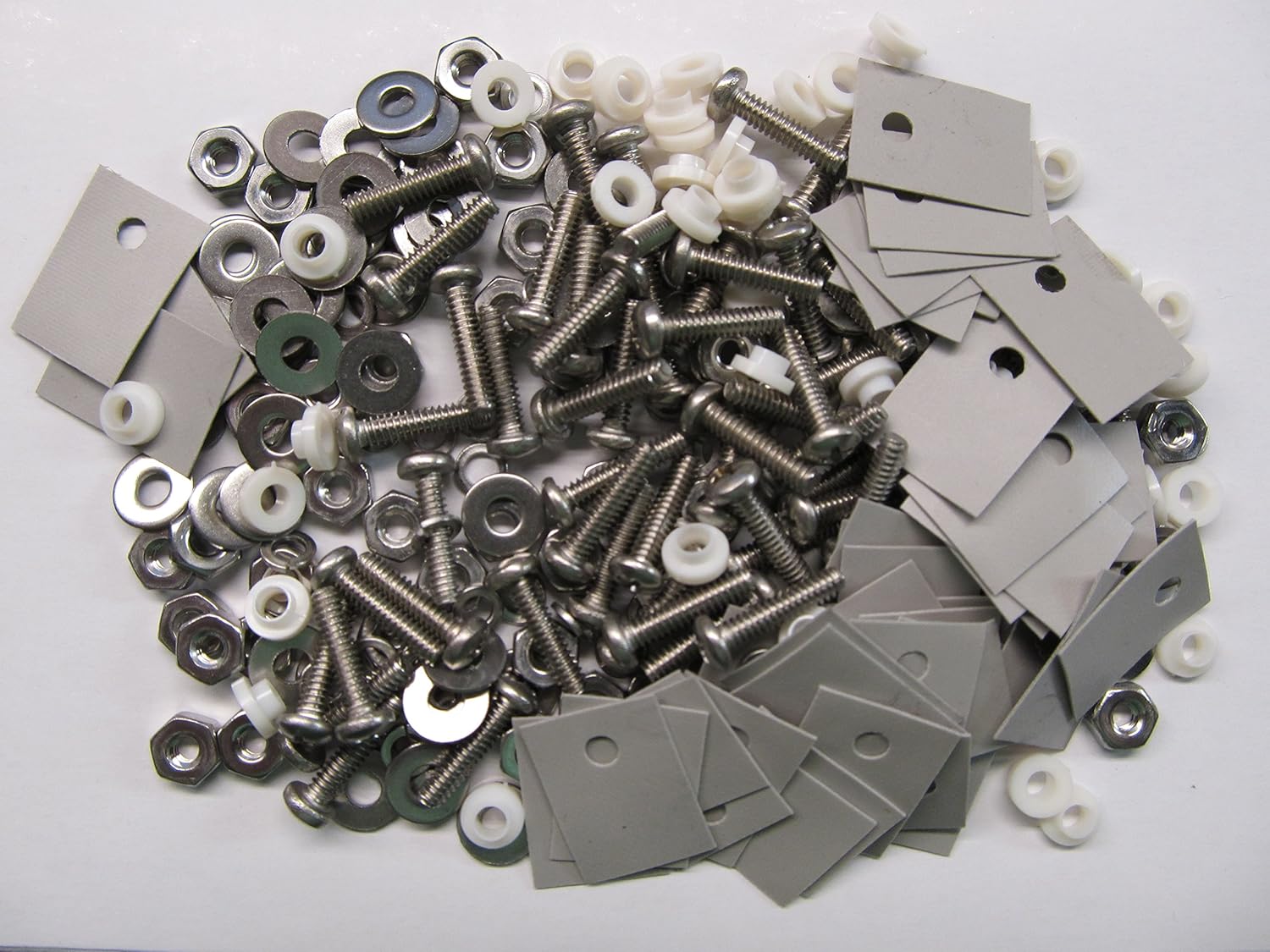 Amazon.com: Set of 50 pcs TO-220 Insulator/Mounting Kits Stainless ...