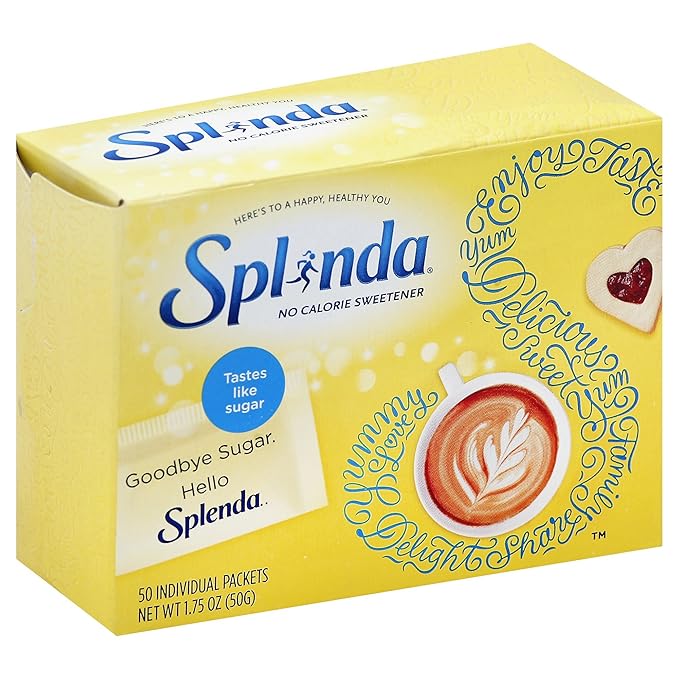 Amazon.com : SPLENDA No Calorie Sweetener, Single-Serve Packets (50 ...