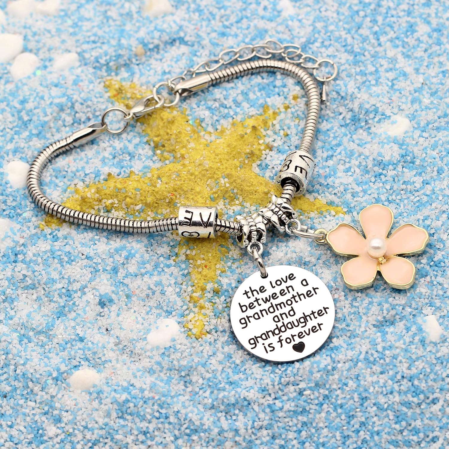 ACAROMAY Grandma Bangles Granddaughter Nana Love Wrist Bracelets ...