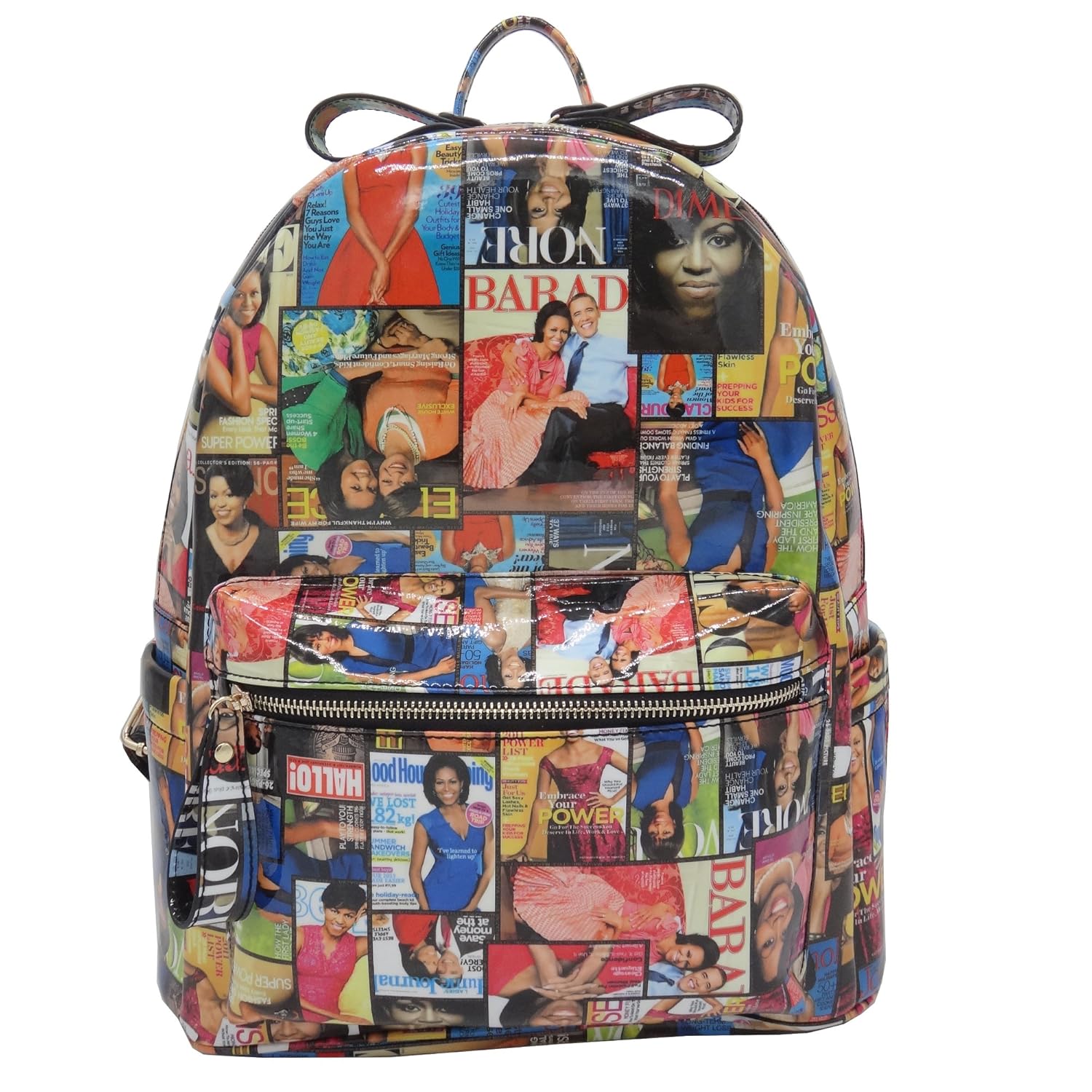 Amazon.com | Michelle Obama Magazine Backpack | Casual Daypacks