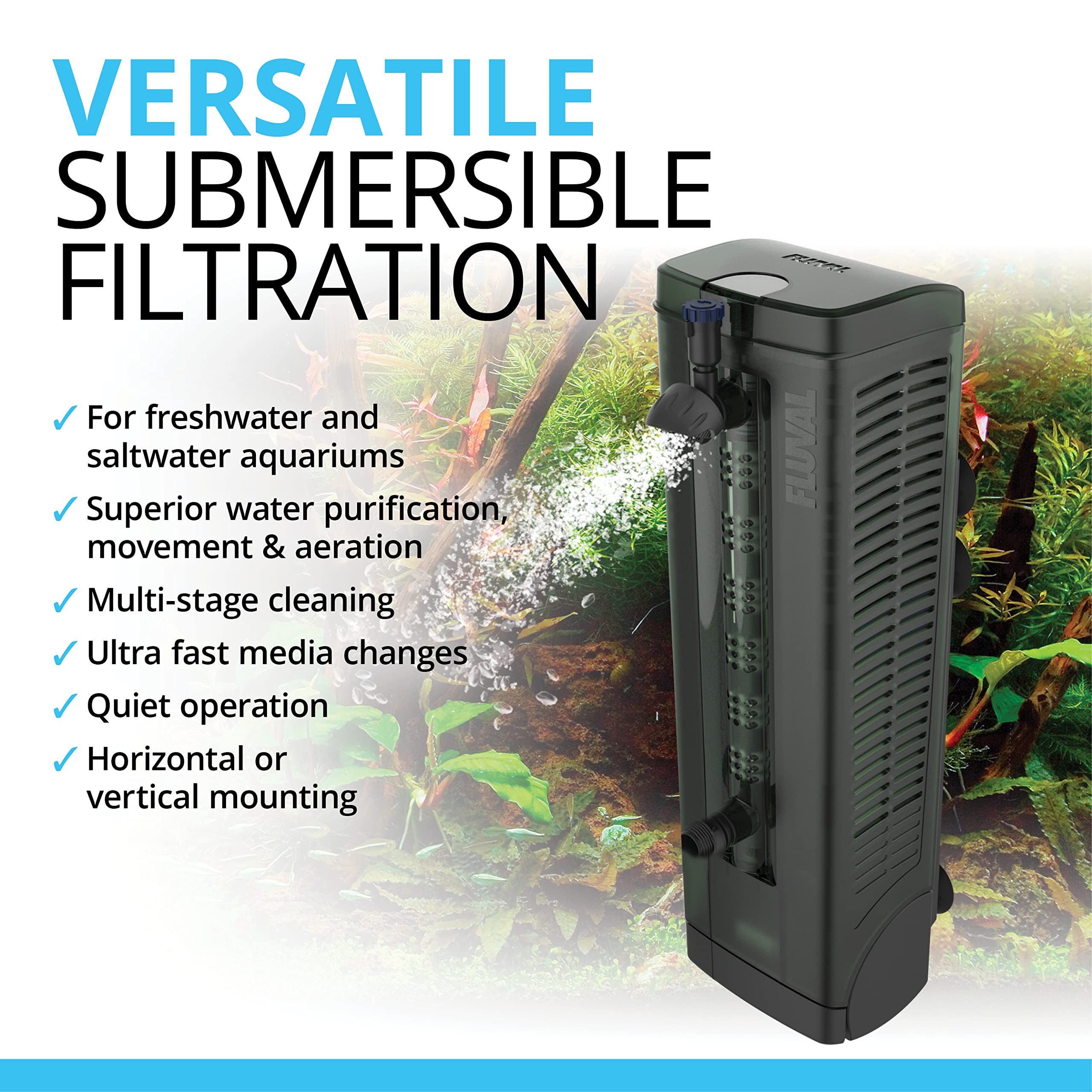 Mua U4 Underwater Filter, Freshwater and Saltwater Aquarium Filter ...