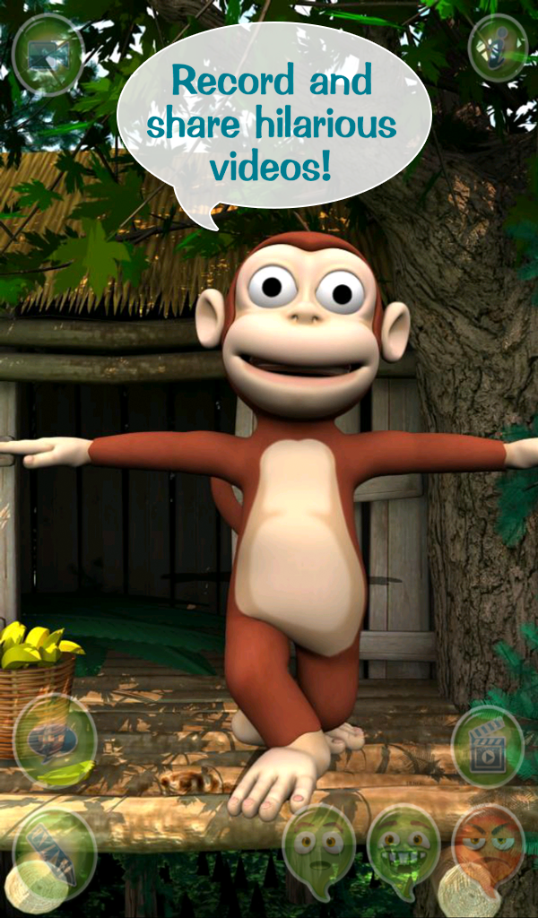 My Talky Mack HD: The Talking Monkey - Text, Talk And Play With A Funny ...
