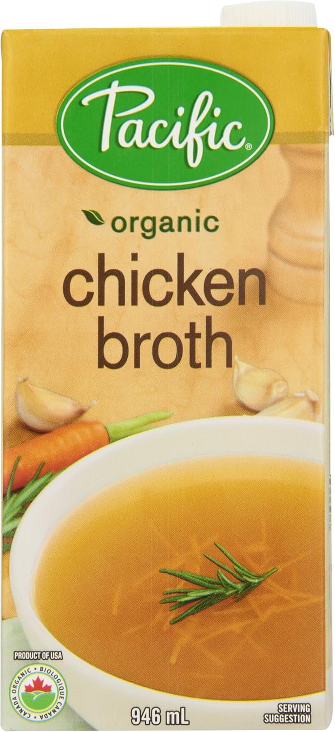 Pacific Foods Organic Chicken Broth, 946ml: Amazon.ca: Grocery