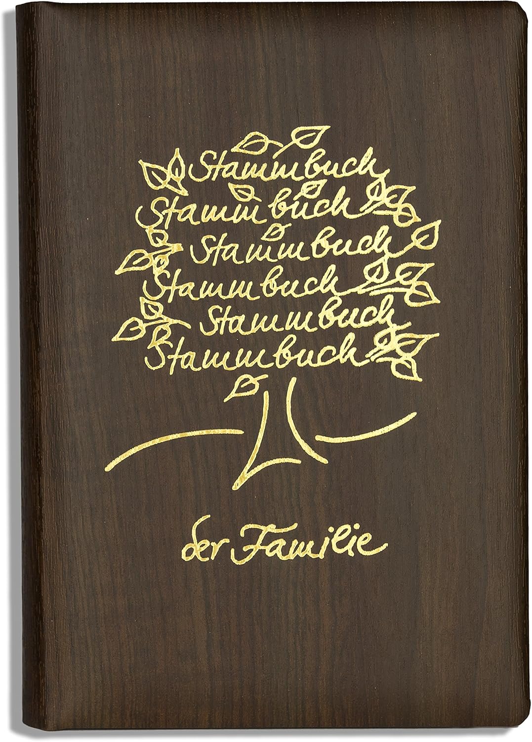 Namu, Walnut Finish, Gold Family Register Family Tree Family Register ...