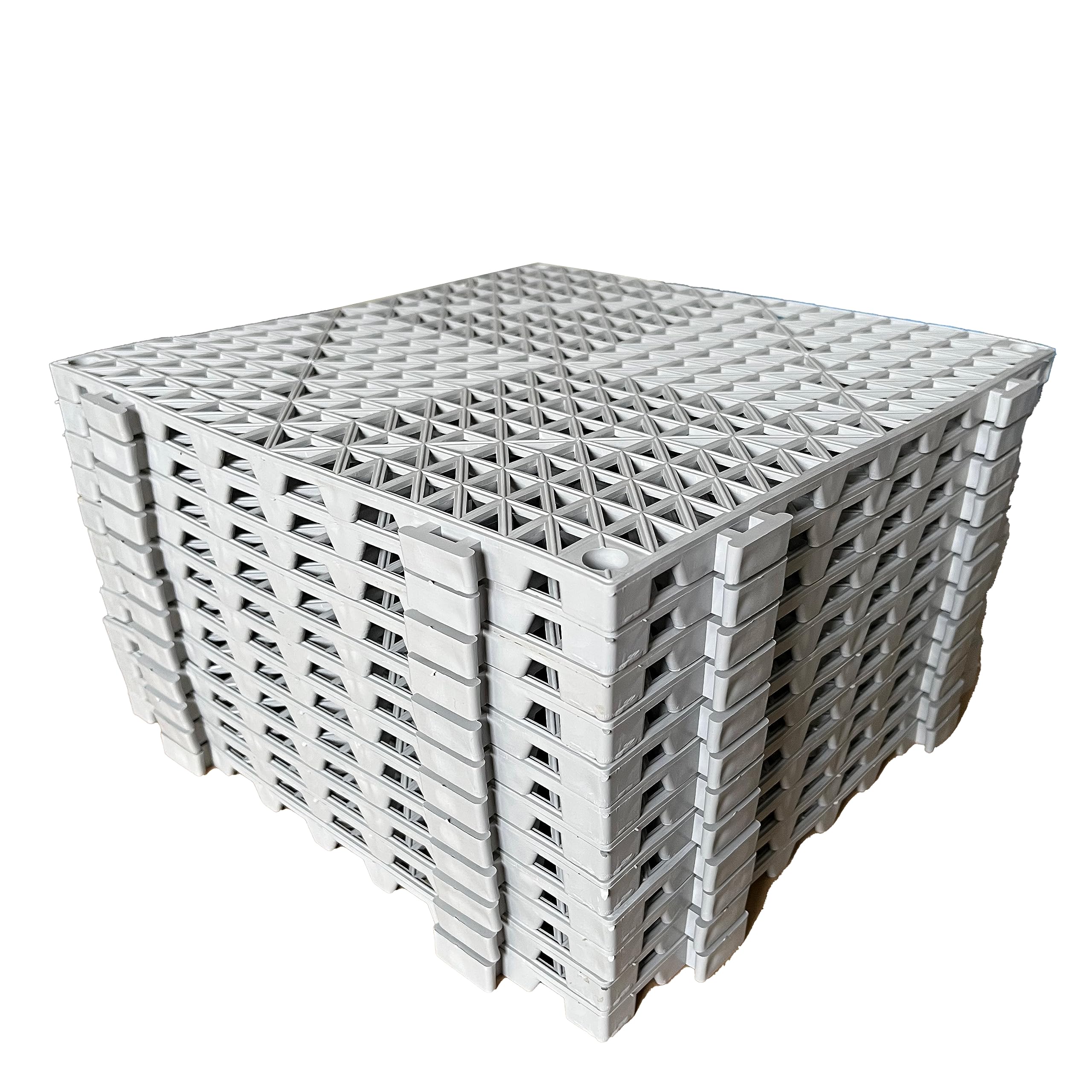 easycustomerlee 12p Modular Interlocking Cushion Rubber Floor Tiles ...