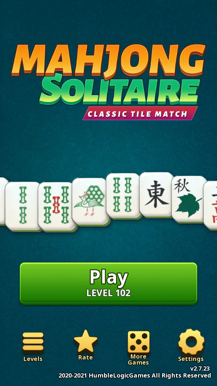 Mahjong Solitaire Classic : Tile Match Puzzle:Amazon.com:Appstore for ...