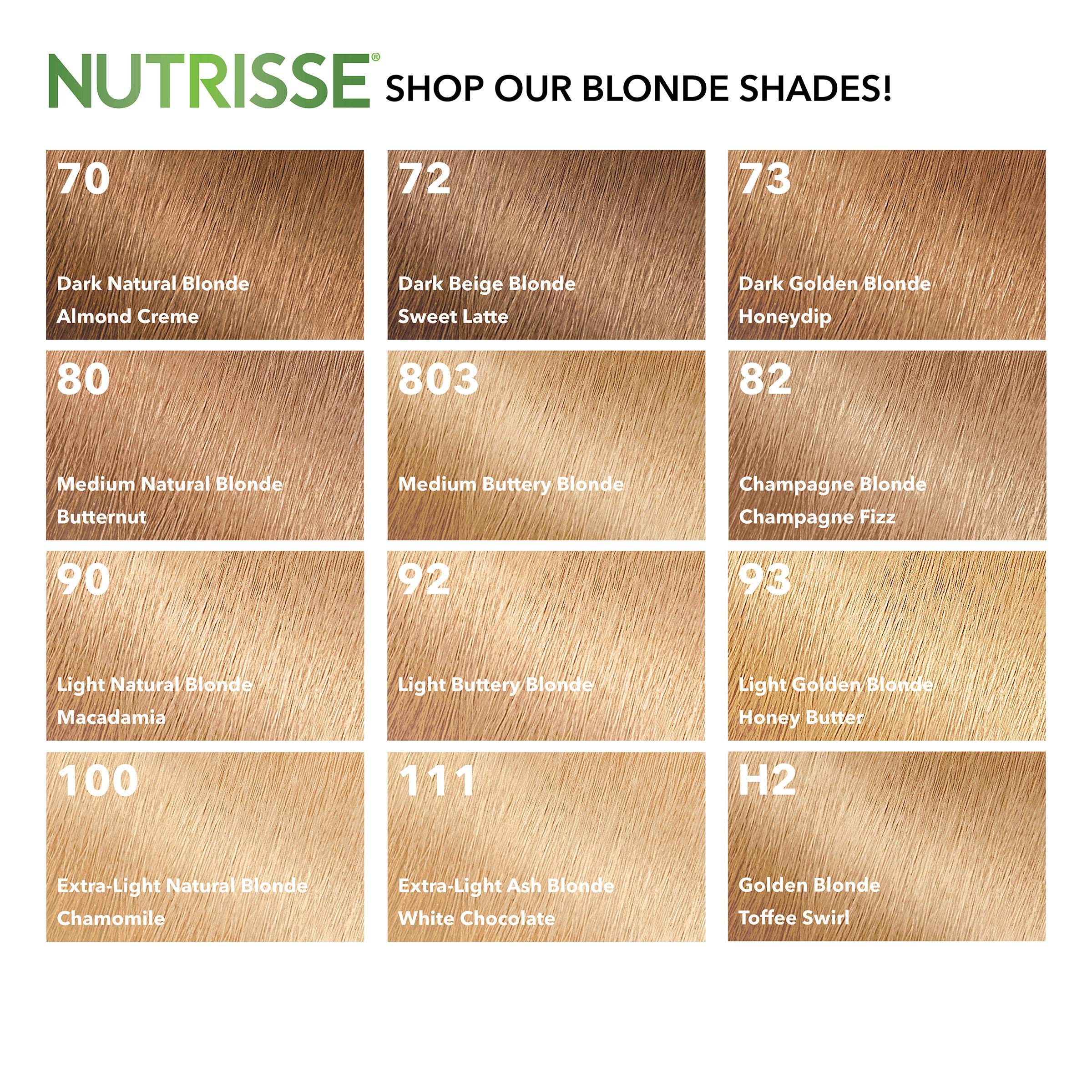 Garnier Nutrisse Nourishing Hair Color Creme 90 Light Natural Blonde 