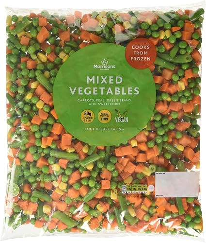 Morrisons Vegetable Mix, 1kg (Frozen): Amazon.co.uk: Grocery