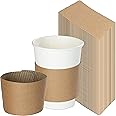 Amazon.com: 350 Pack Kraft Coffee Sleeves For 12 - 24 oz. Cups (Cups ...