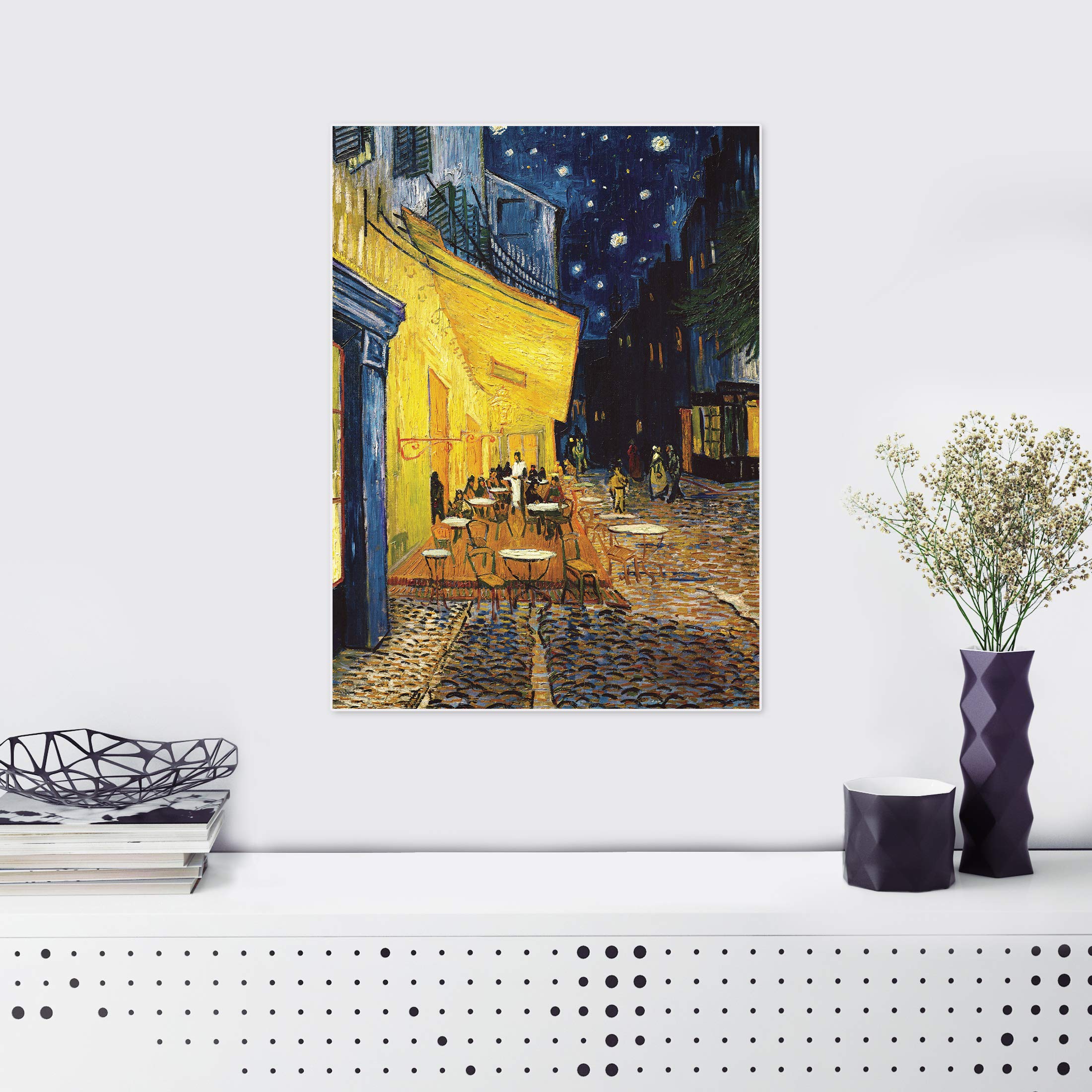 Mua Cafe Terrace at Night Poster by Vincent Van Gogh - 1881 - Fine Art ...