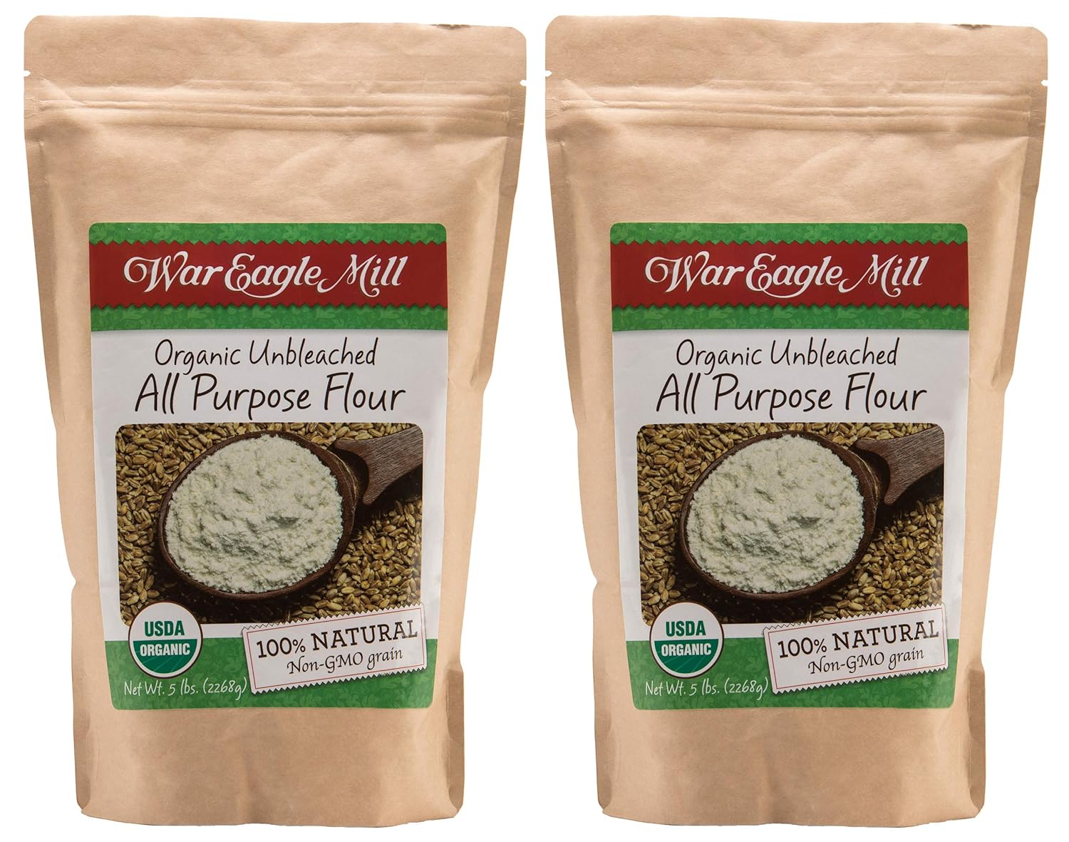Amazon.com : War Eagle Mill All Purpose Flour, Organic and non-GMO - 5 ...