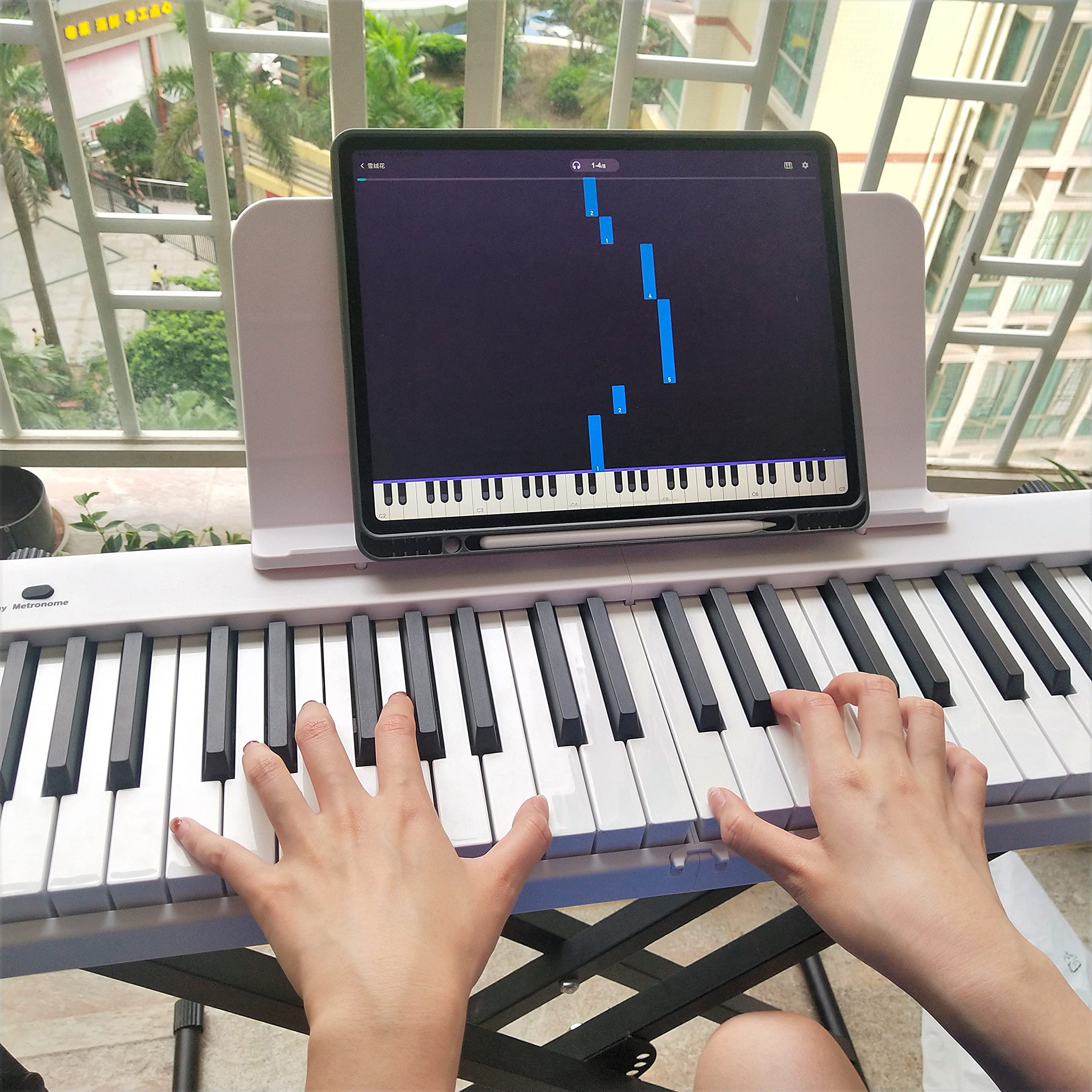 Mua MAGICON BX20 88 Key Foldable Electronic Piano,Full Size Semi ...