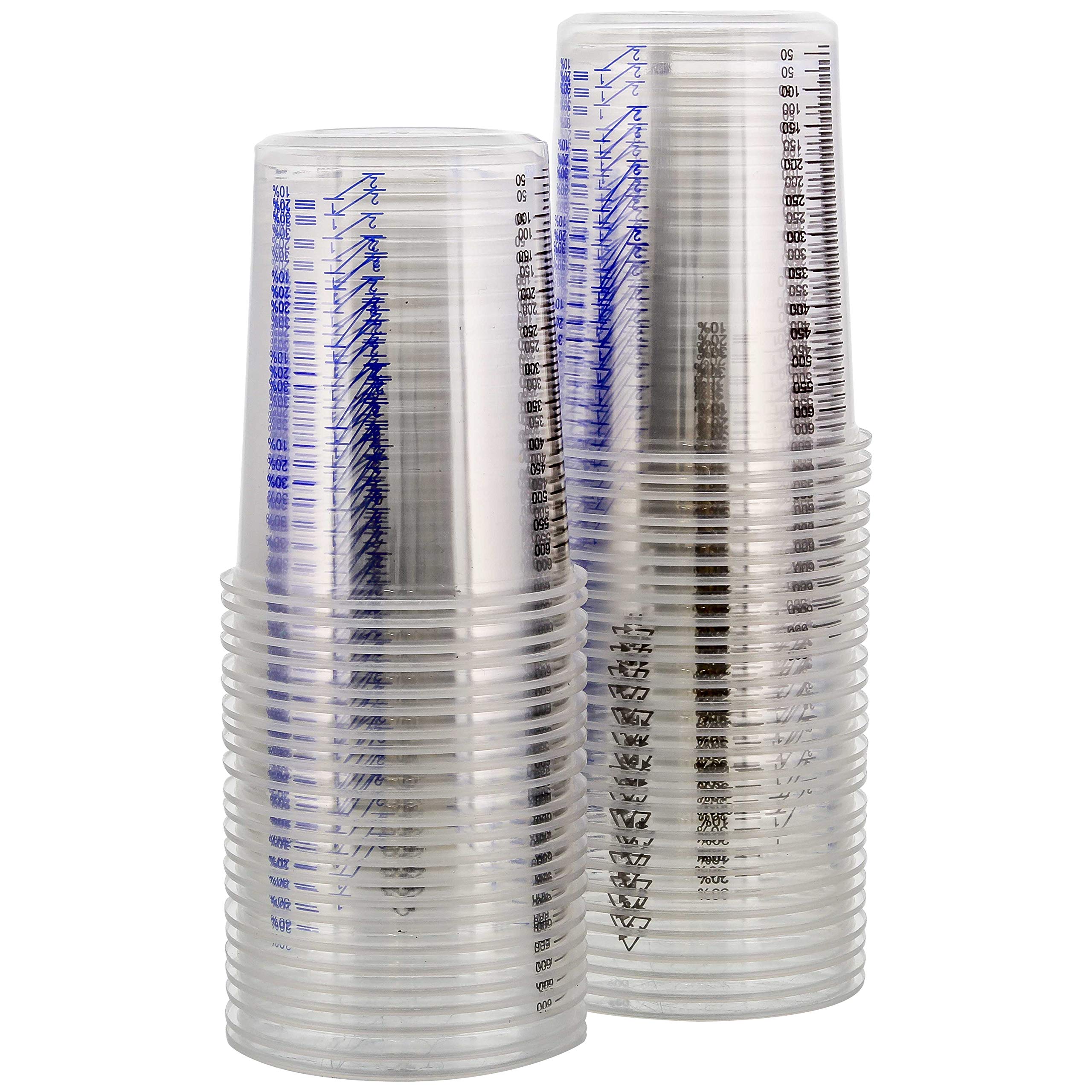 Mua TCP Global 20 Ounce (600ml) Disposable Flexible Clear Graduated ...