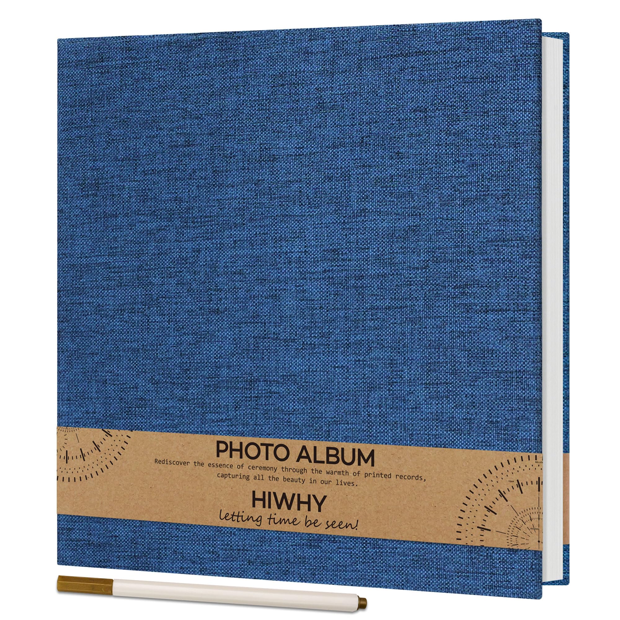 Hiwhy Photo Album Self Adhesive for 4x6 Pictures Scrapbook Album DIY ...