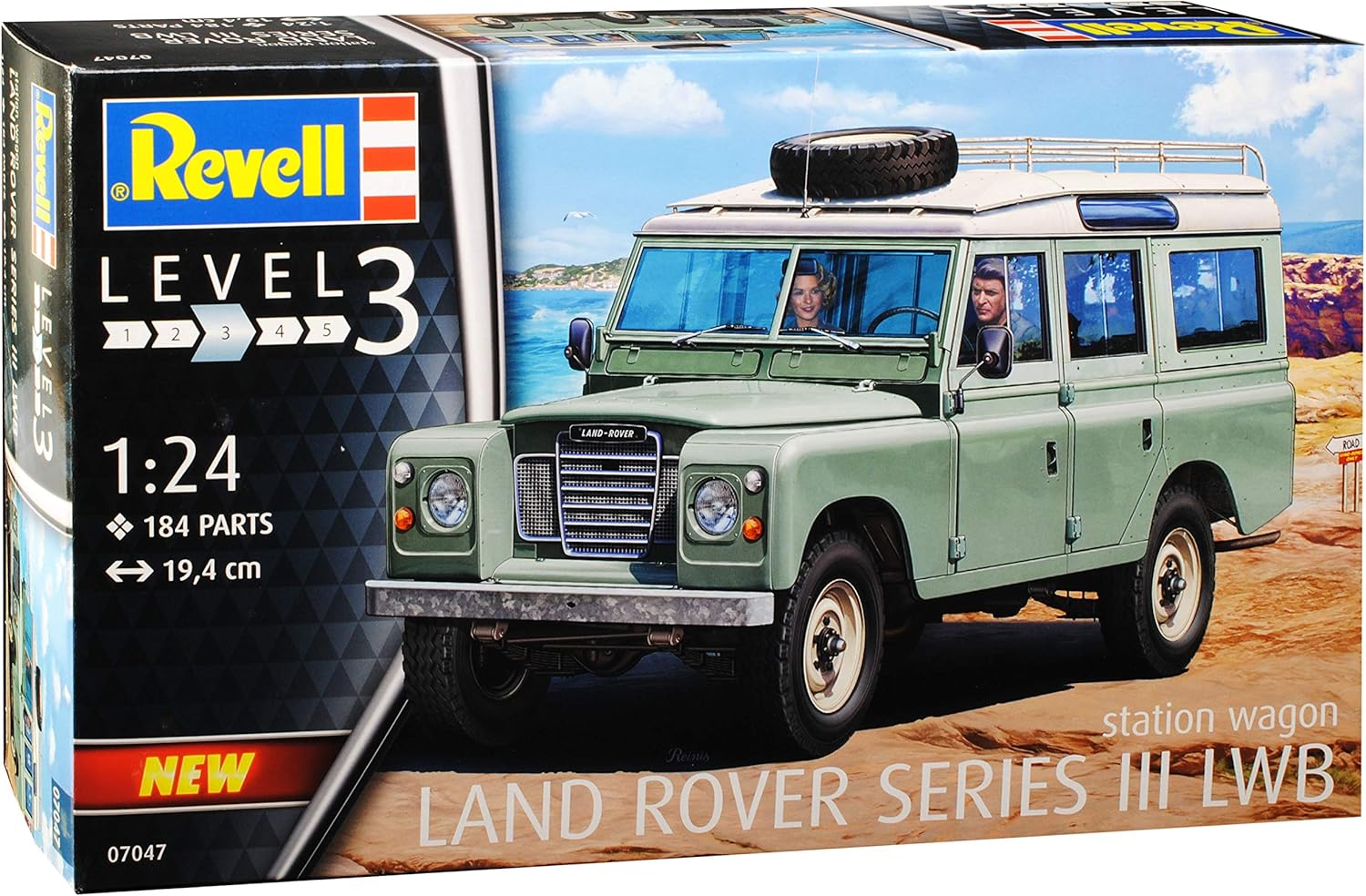 Land Rover Defender Series III 109 Grün 1971-1984 07047 Bausatz Kit 1/ ...