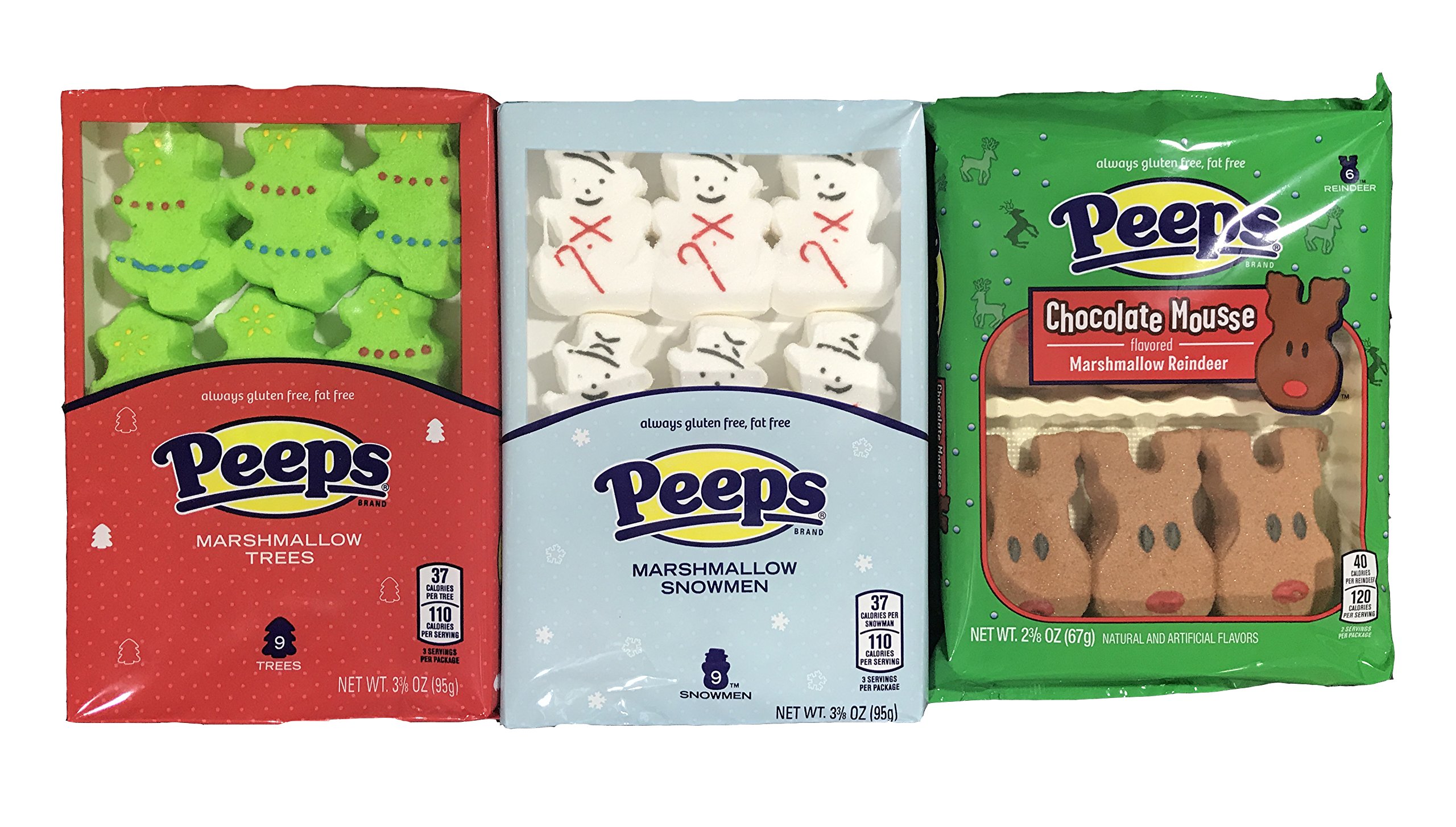 Amazon.com : Gingerbread Flavored Marshmallow Peeps Gingerbread Men 6ct ...