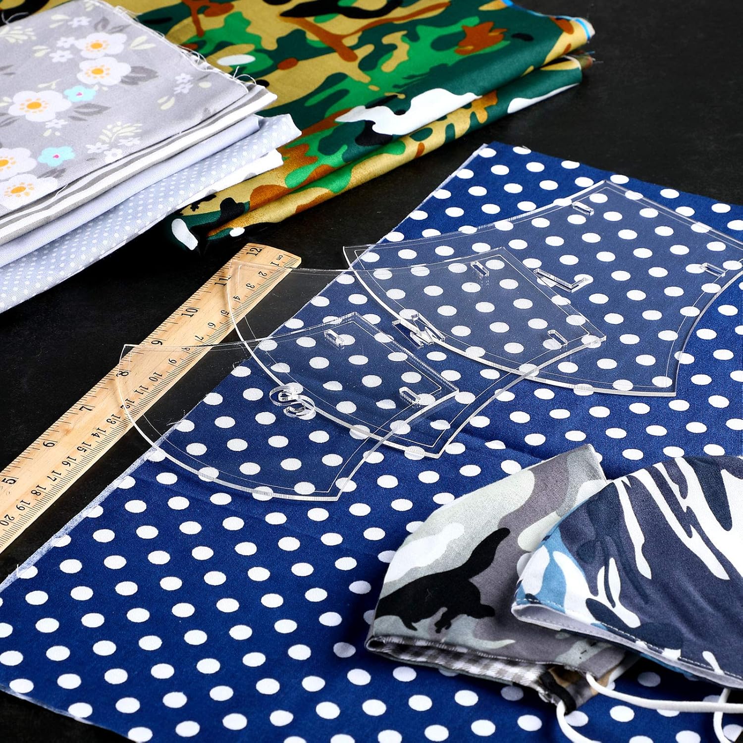 Sewing Template, Face Protector Plastic Sewing Pattern Template, DIY ...