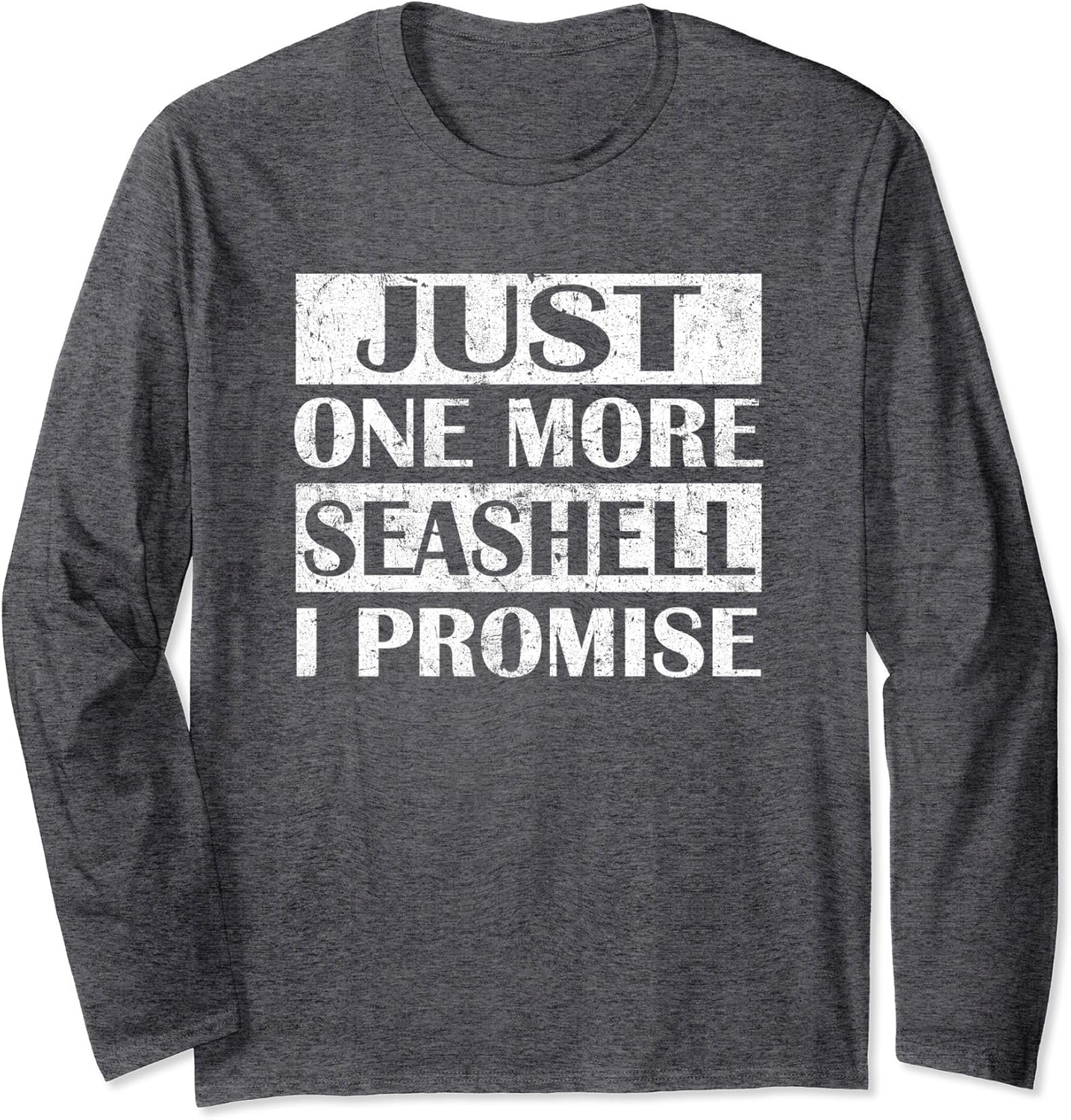 Amazon.com: Just one more funny seashell shells collectors shirt gift ...