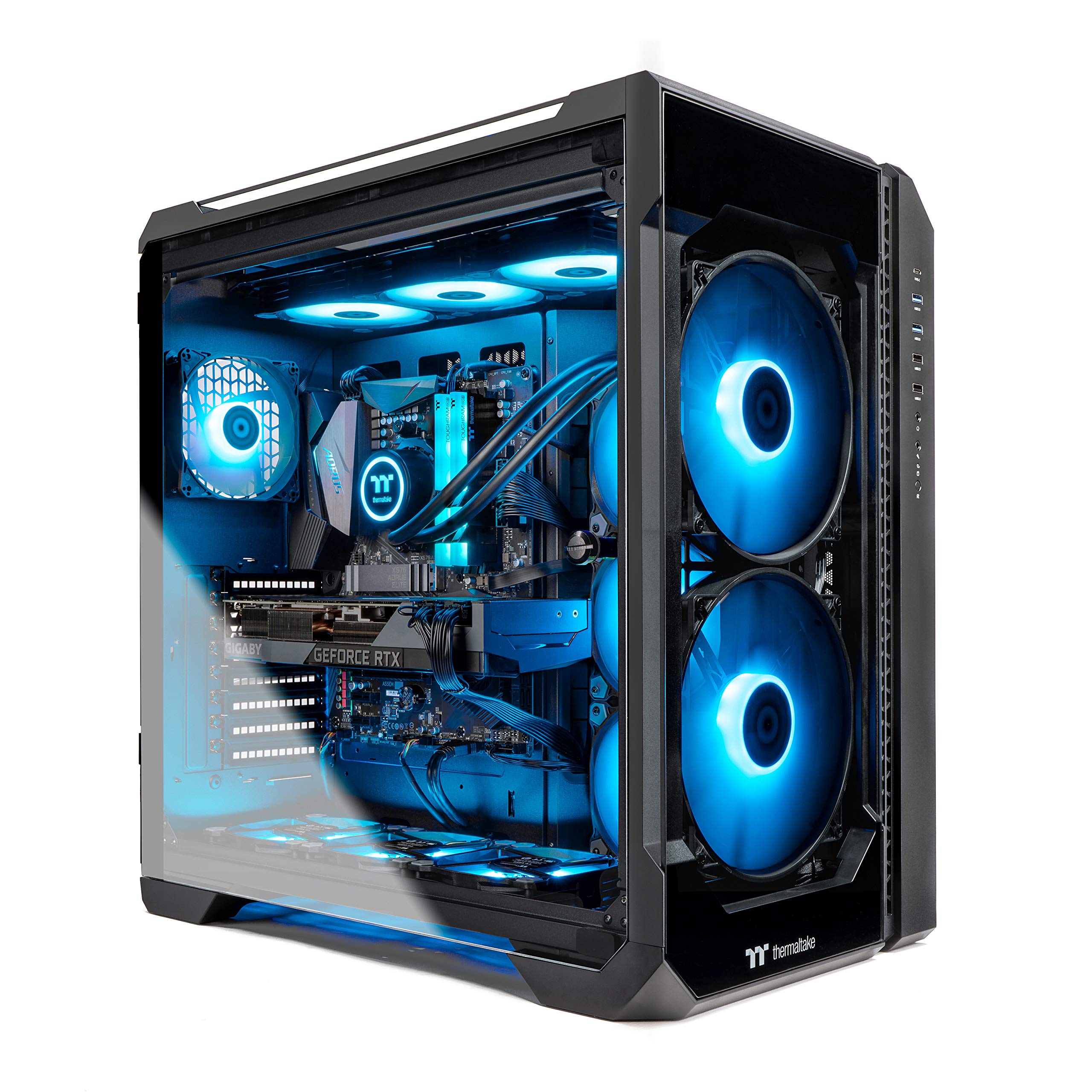 Buy Thermaltake LCGS View 380 AIO Liquid Cooled CPU Gaming PC AMD