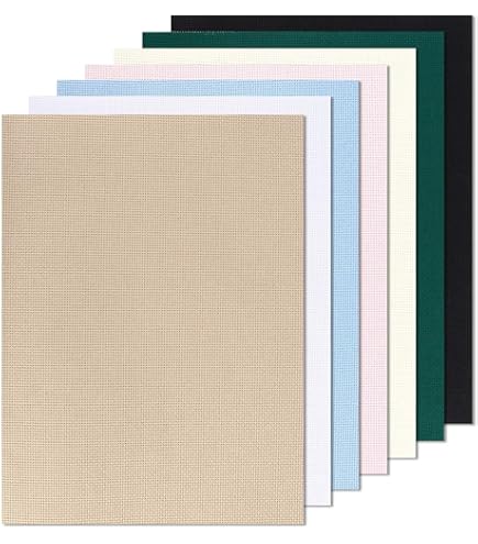 Aida Cloth 16 Count 12 Pcs Aida Cloth 14 Count Cross Stitch Fabric - 11 ...