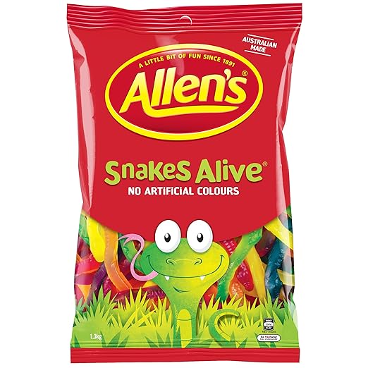 Allens Snakes Alive 1.3 Kilograms: Amazon.com.au: Grocery & Gourmet Food