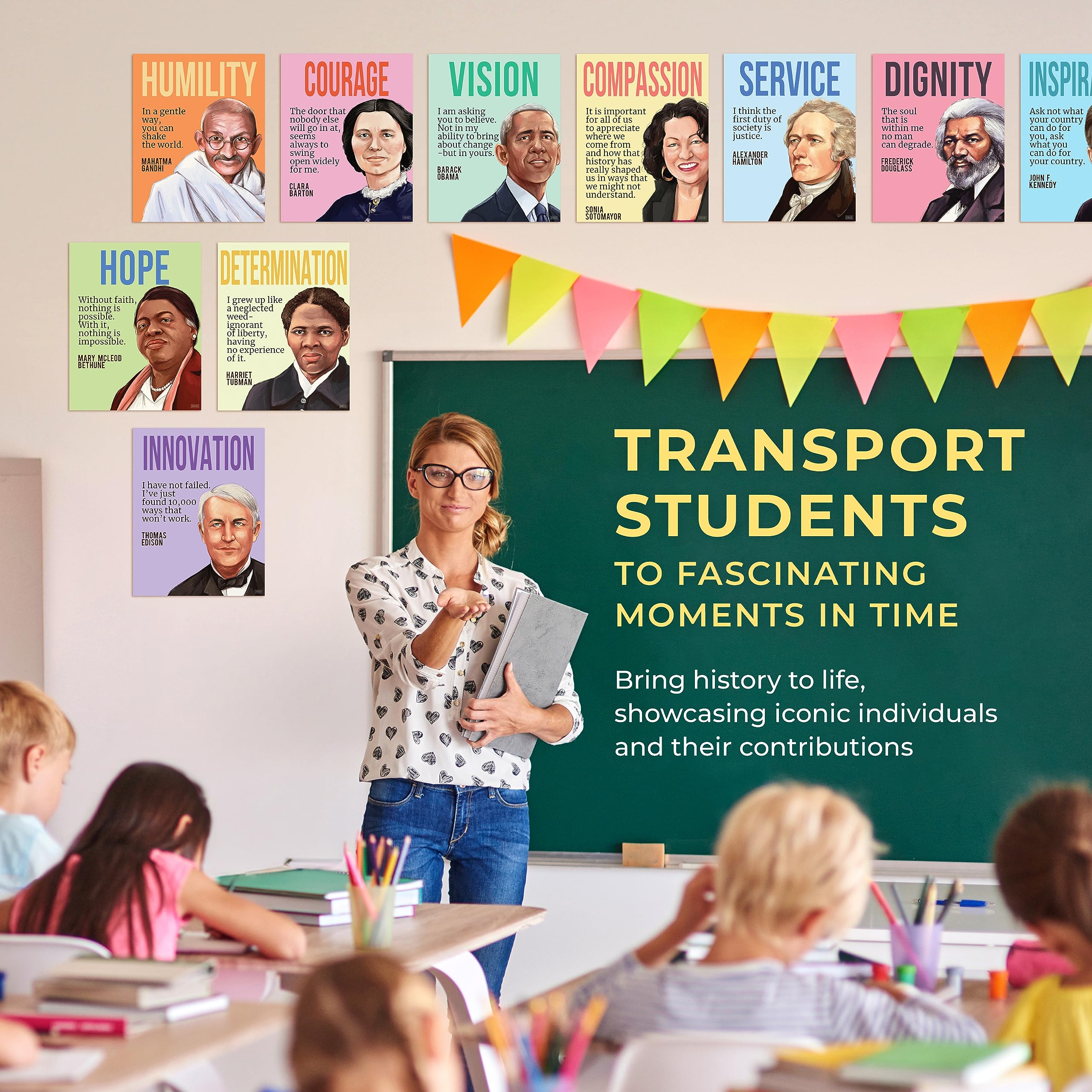 Mua S&O History Posters to Inspire - 12 Historical Figures Classroom ...