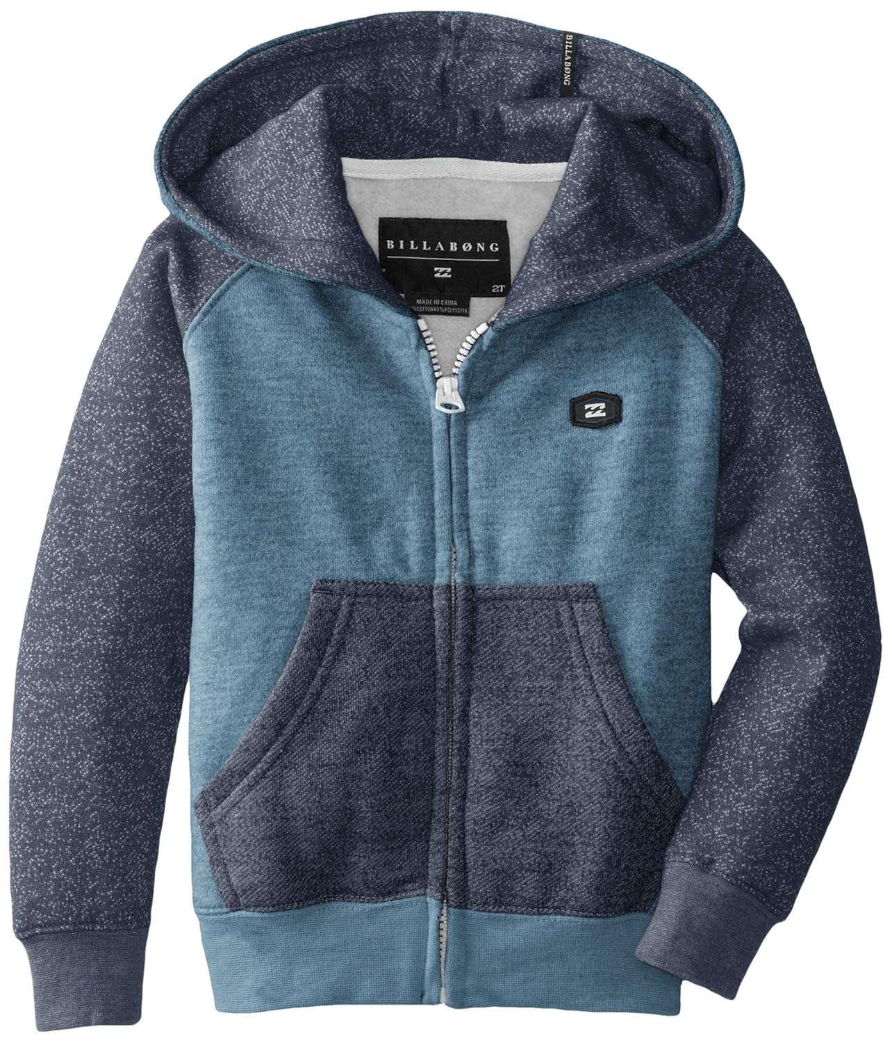 Amazon.com: Billabong Little Boys' Kids Balance Fleece Zip-Front Hoodie ...