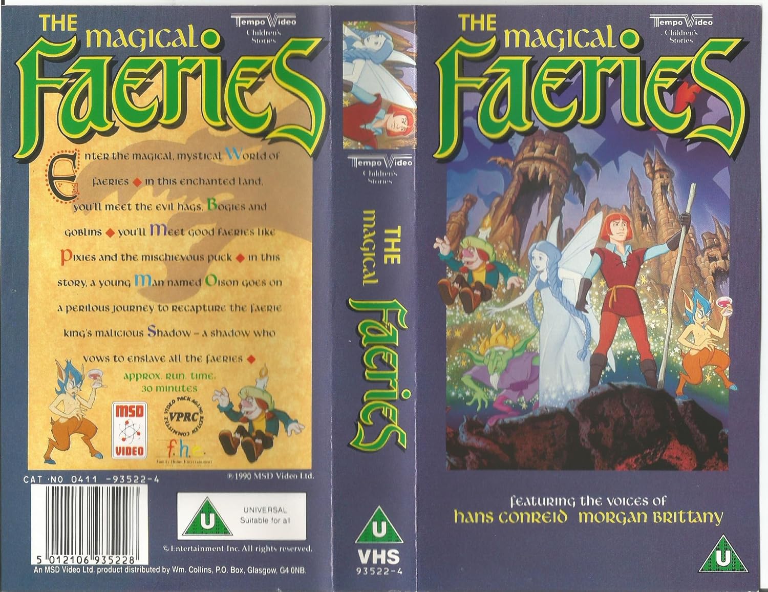 The Magical Faeries [VHS]: Hans Conrad, Morgan Brittany, Lloyd cole ...