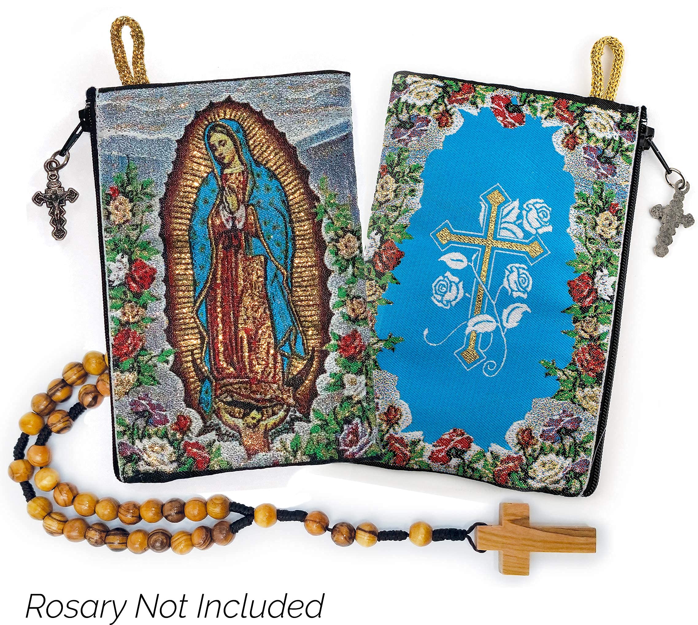Mua Rosary Pouch Bundle, Bulk Set of 3, Our Lady of Guadalupe, Madonna ...