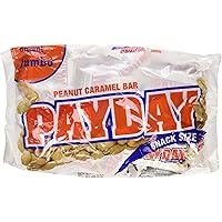 Amazon.com : PayDay Peanut Caramel Snack-Size Bars, Jumbo Bag, 20.3 ...