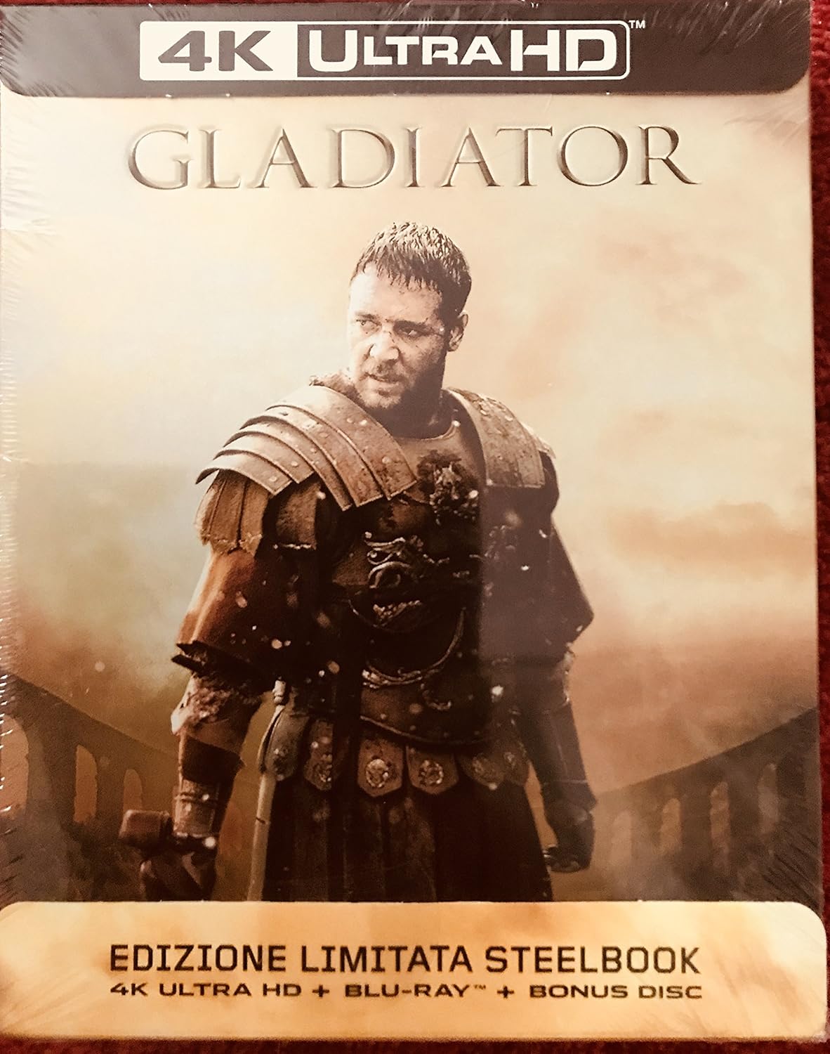 Gladiator Steelbook 4K Ultra HD + Blu-ray + Blu-ray Bonus Exclusive 3 ...