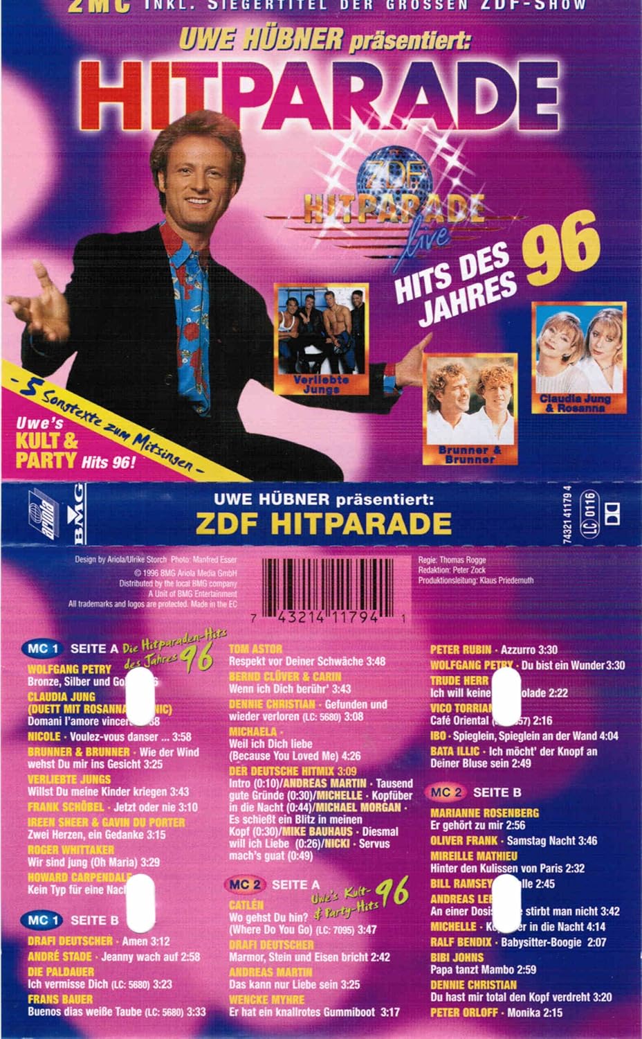 Zdf-Hitparade-Hits 96 [Musikkassette]: Amazon.de: Musik-CDs & Vinyl