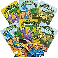 Amazon.com: Mini Dinosaur Coloring Books for Kids Party Favor Set ...