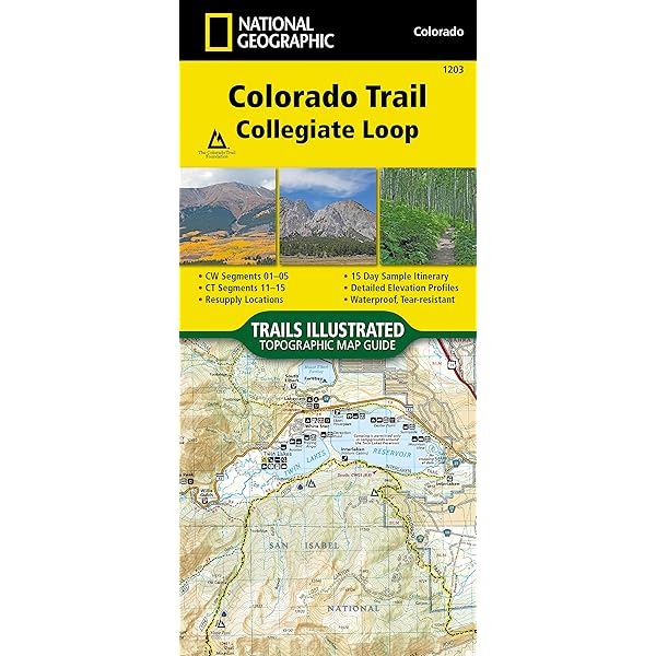 Colorado Trail Map Blackwoods Press Colorado Trail Colorado Hiking