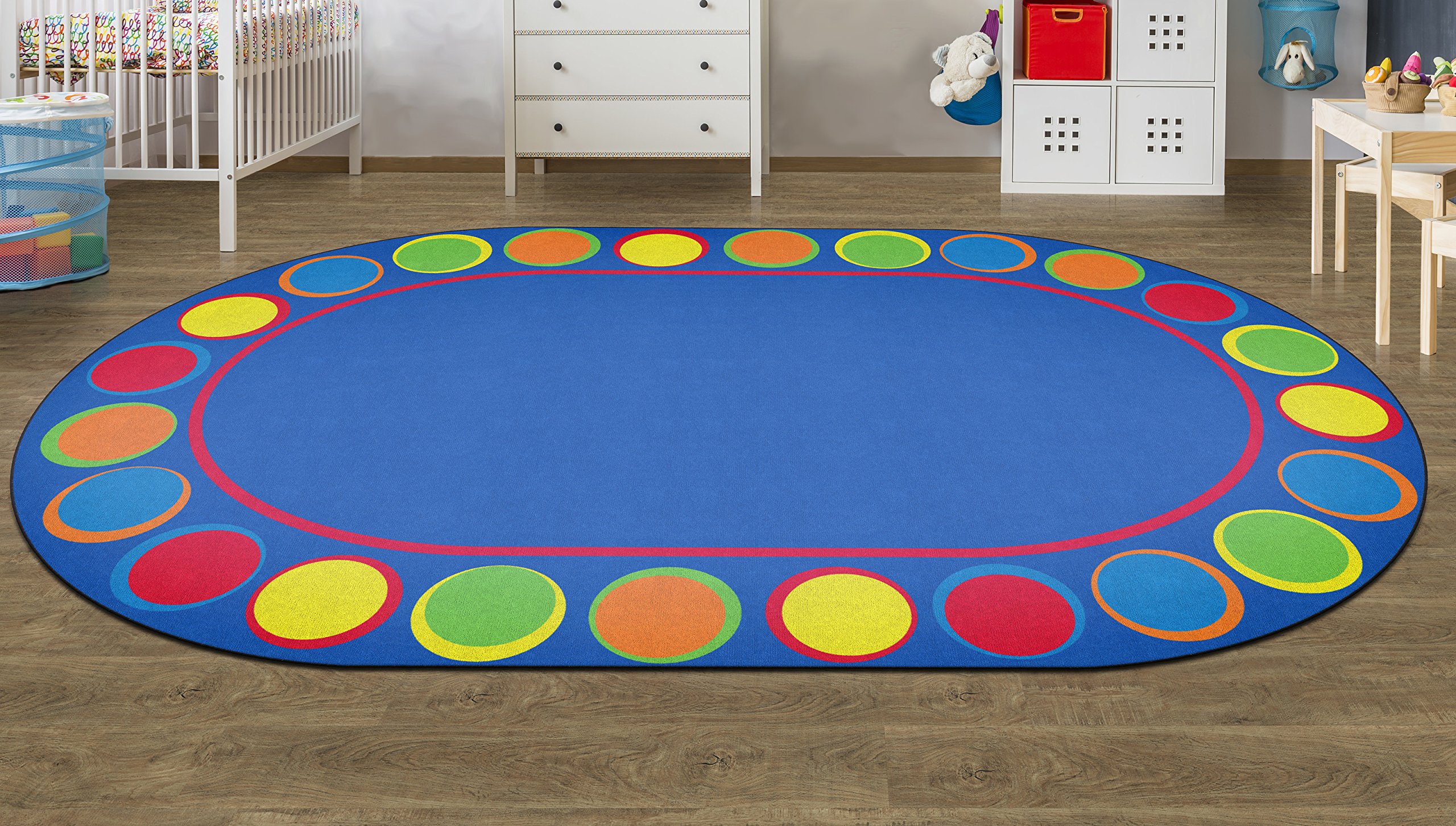 Flagship Carpets FE307-45A Sitting Spots Primary (Seats 24) Children's ...