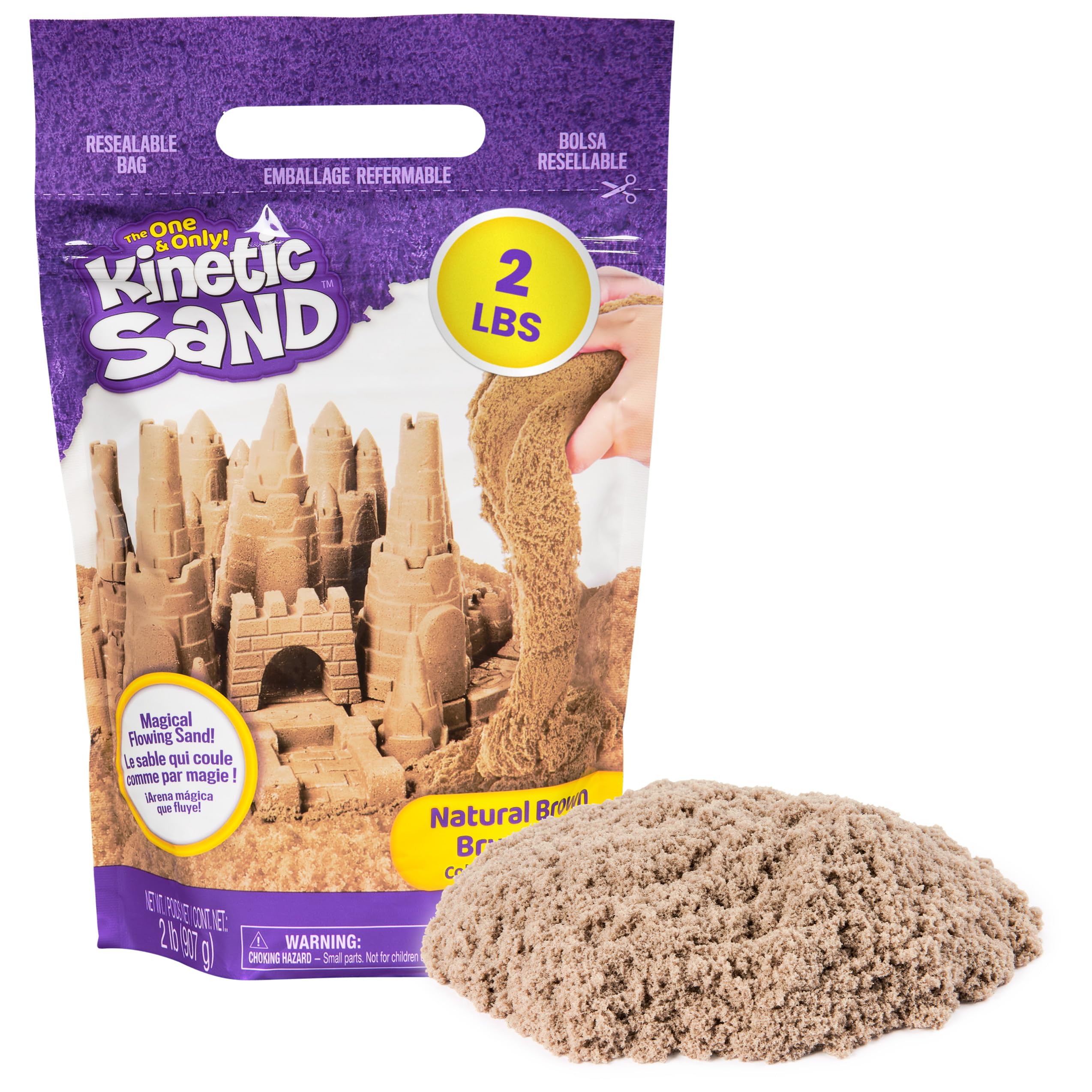 Mua Kinetic Sand 2lb Brown Play Sand, Moldable Sensory Toys for Kids ...